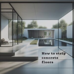 How to Strip Concrete Floors