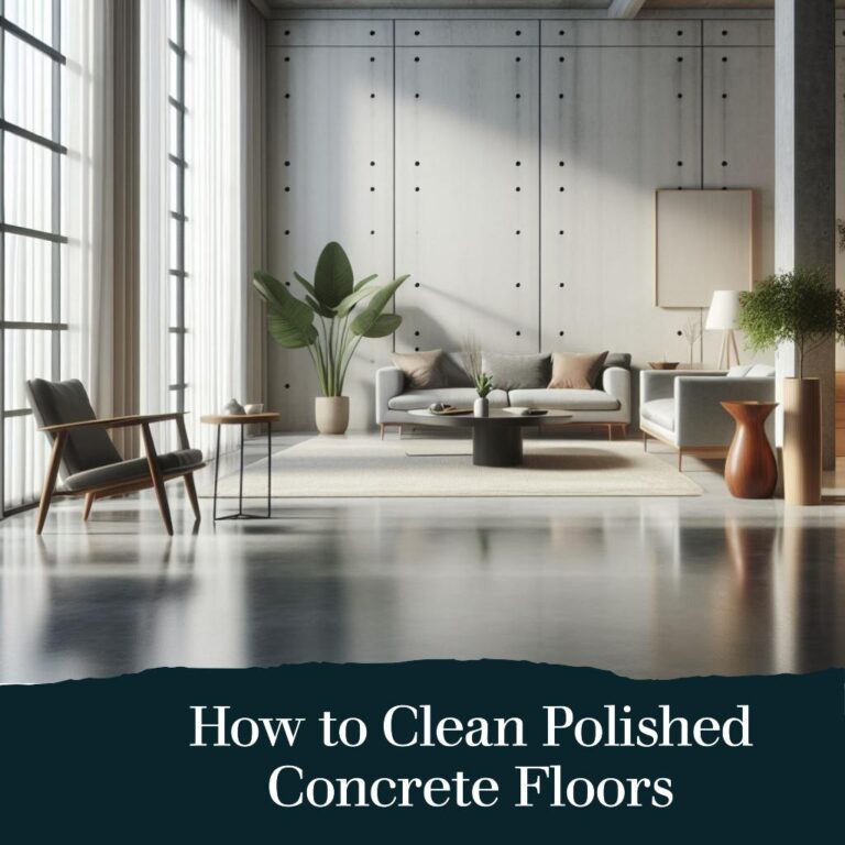 How to Clean Polished Concrete Floors