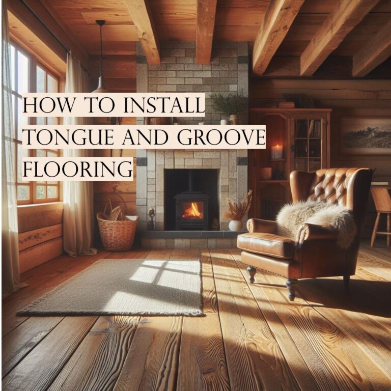 How to Install Tongue and Groove Flooring