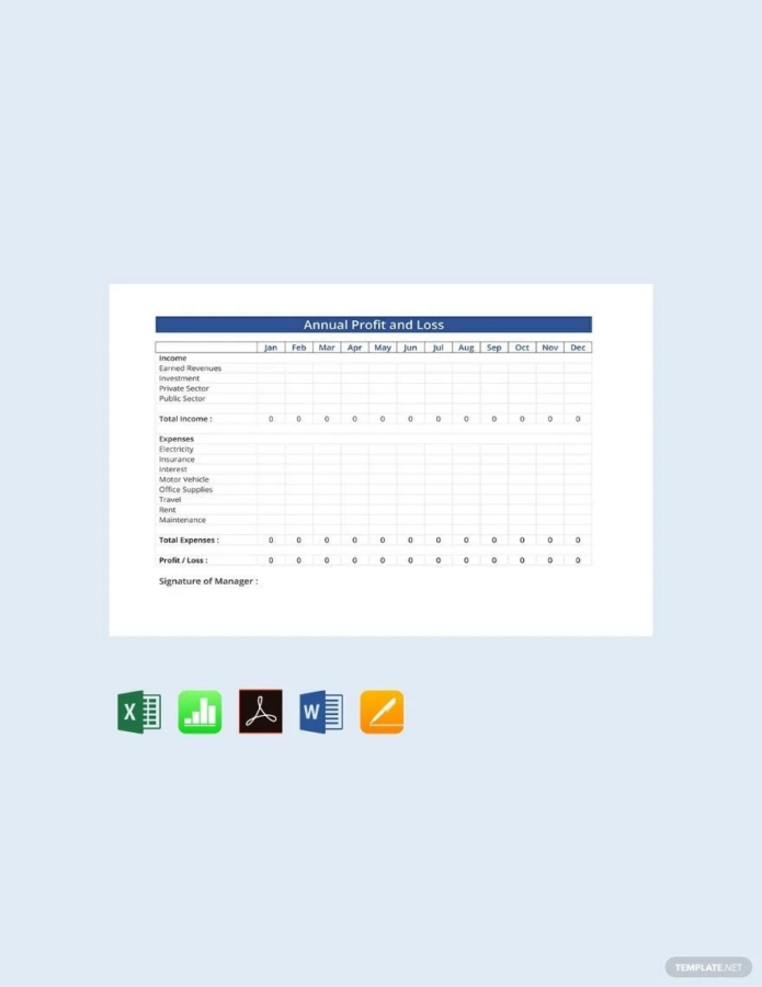 Apple Numbers Inventory Template