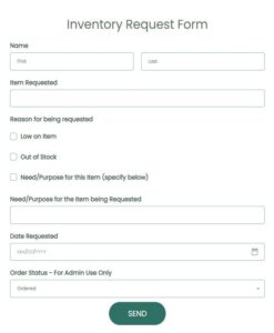 Inventory Requisition Form Template