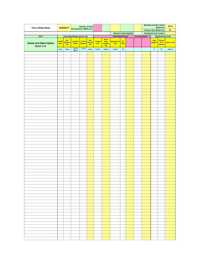 Office Asset Inventory Template