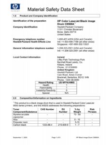 Printer Toner Inventory Template